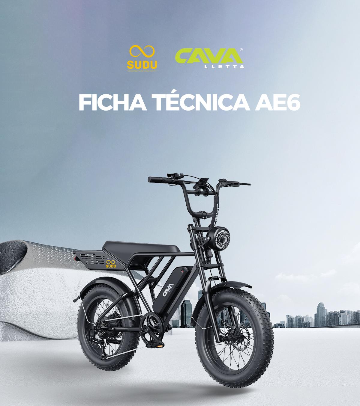 AE6 Bicicleta Elétrica Bateria De Lítio - Cavalletta